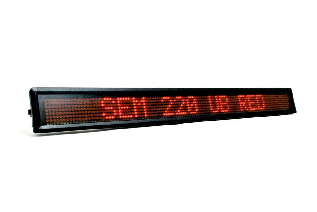 V LED Display Board AT220 SEM RED - ATS School Clocks
