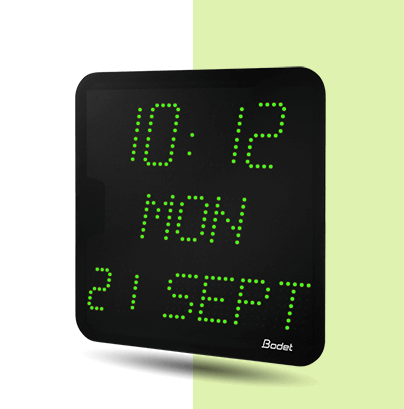 Bodet Style 7 Date Indoor LED Clock - ATS School Clocks
